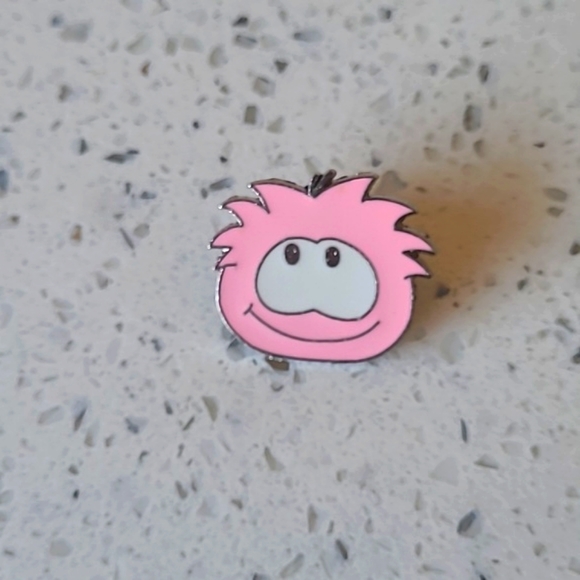 Disney | Jewelry | Official Disney Club Disney Smiling Pink Puffle ...